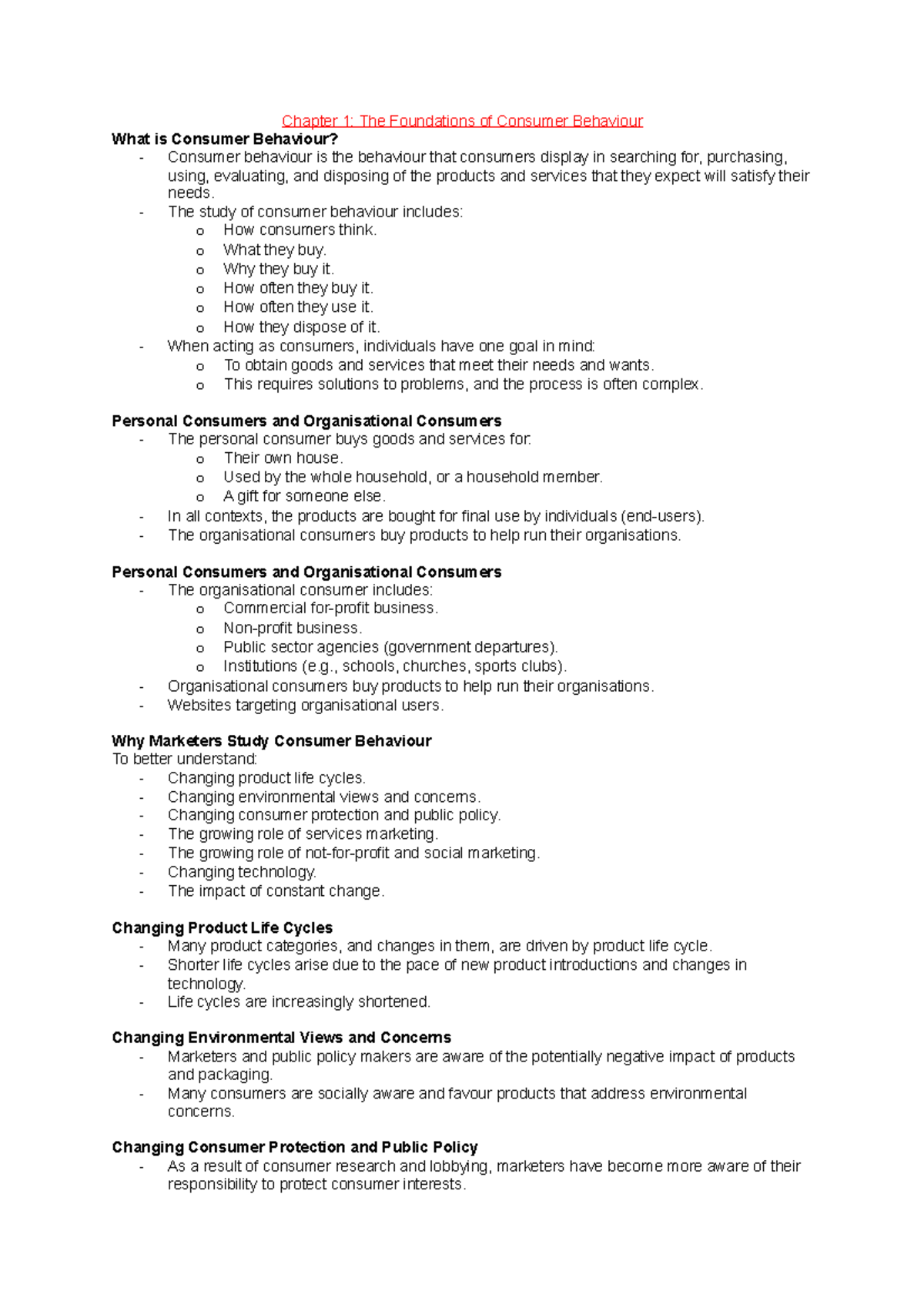BUS299 Lecture Notes Session 1-7 - Chapter 1: The Foundations of ...