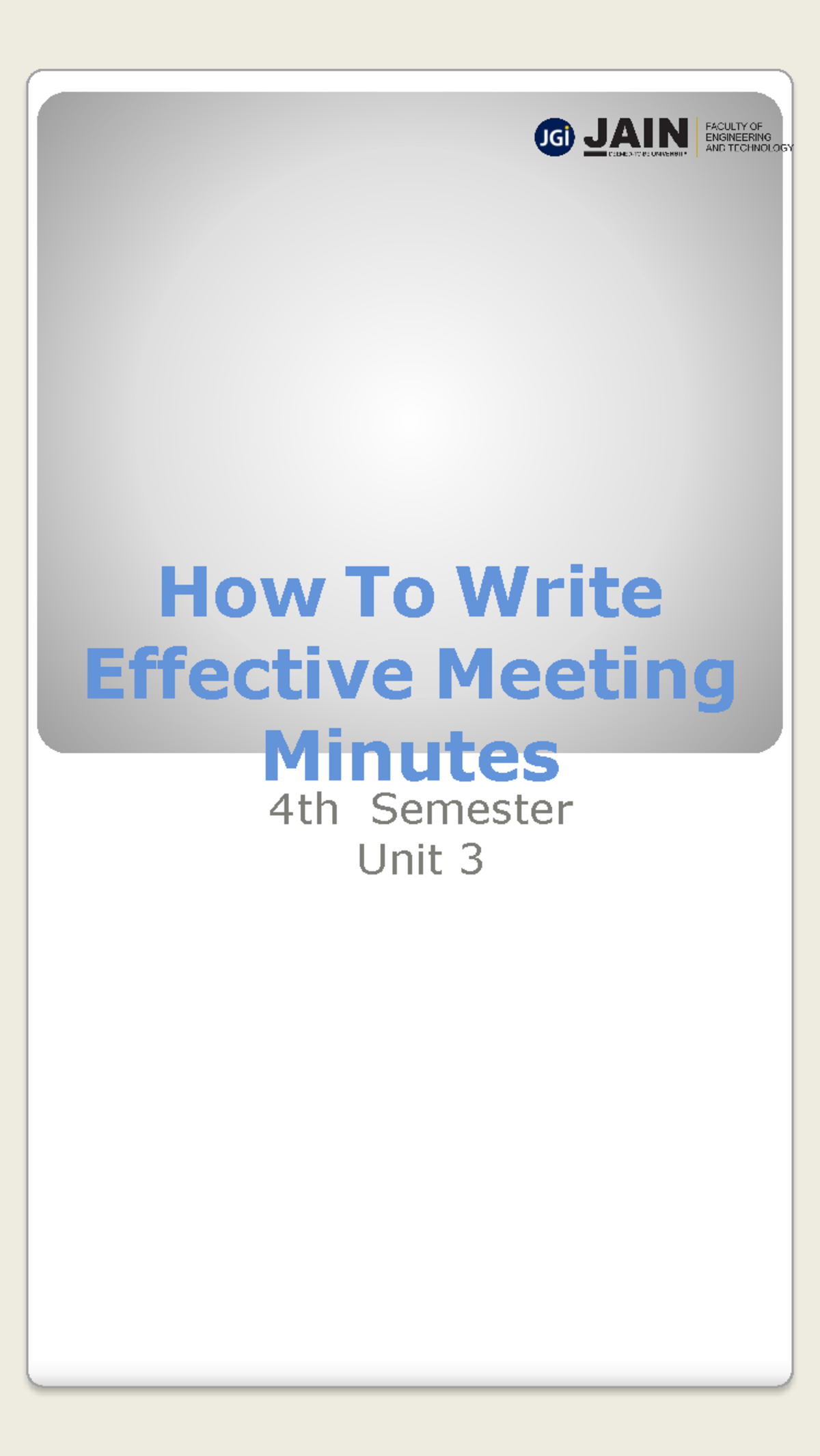 Writing minutes of meeting MOM - How To Write Effective Meeting Minutes ...