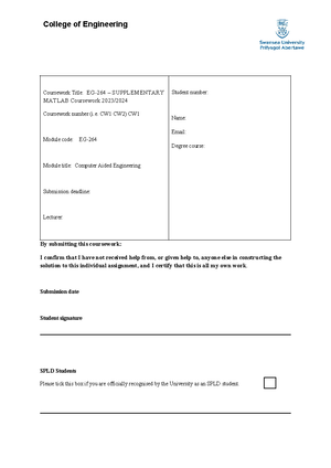 EGA230 Solidworks Brief 2022-2023 - Swansea University College of ...