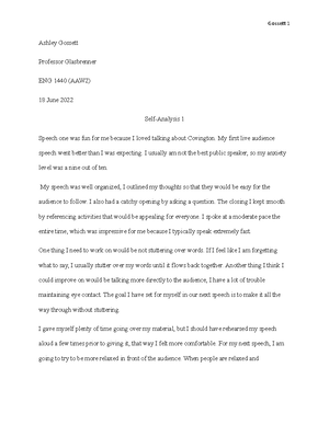 Birth control speech outline - Gossett 1 Ashley Gossett Professor ...