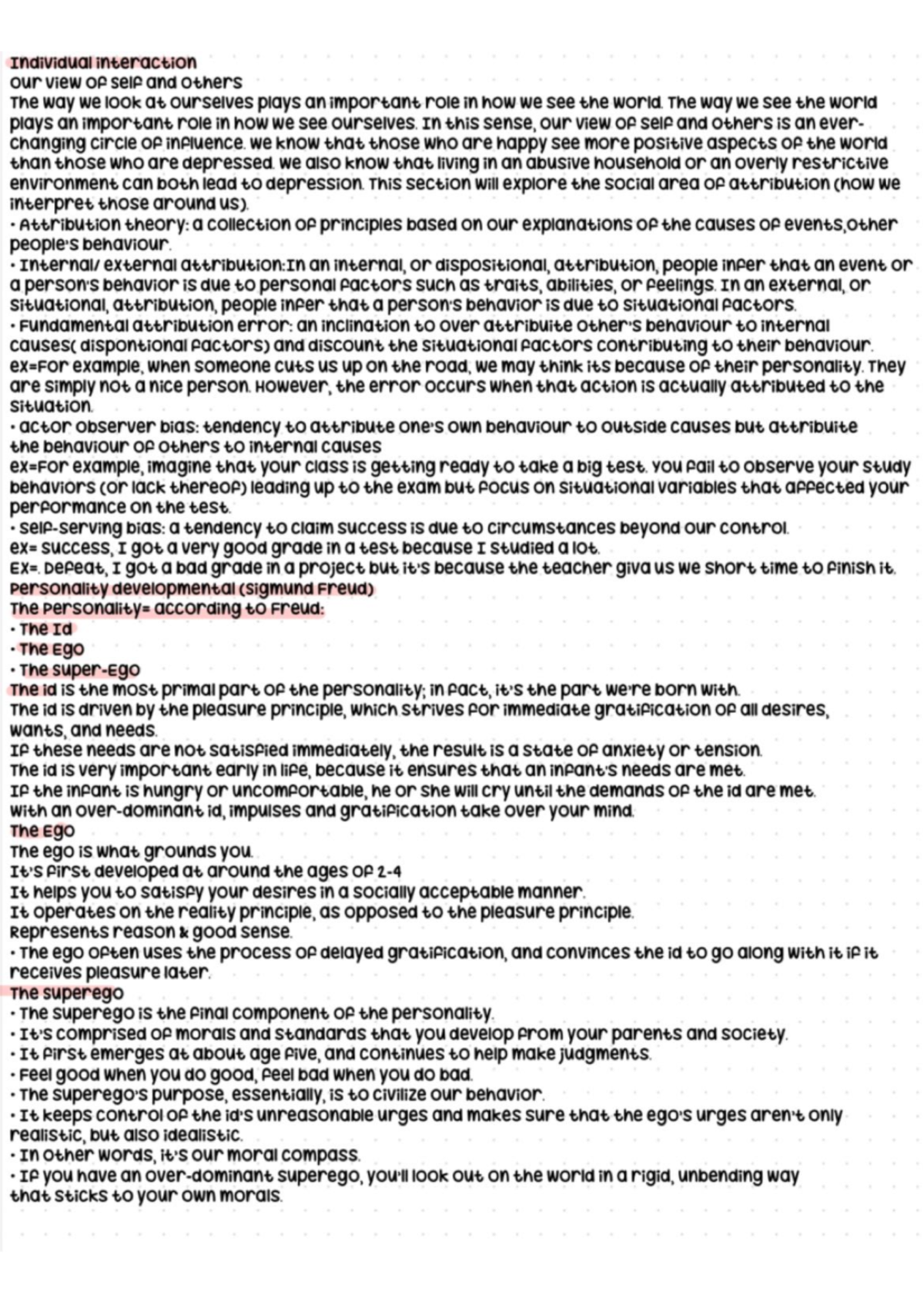 Individual Interaction - Attribution theory: a collection OF principles ...