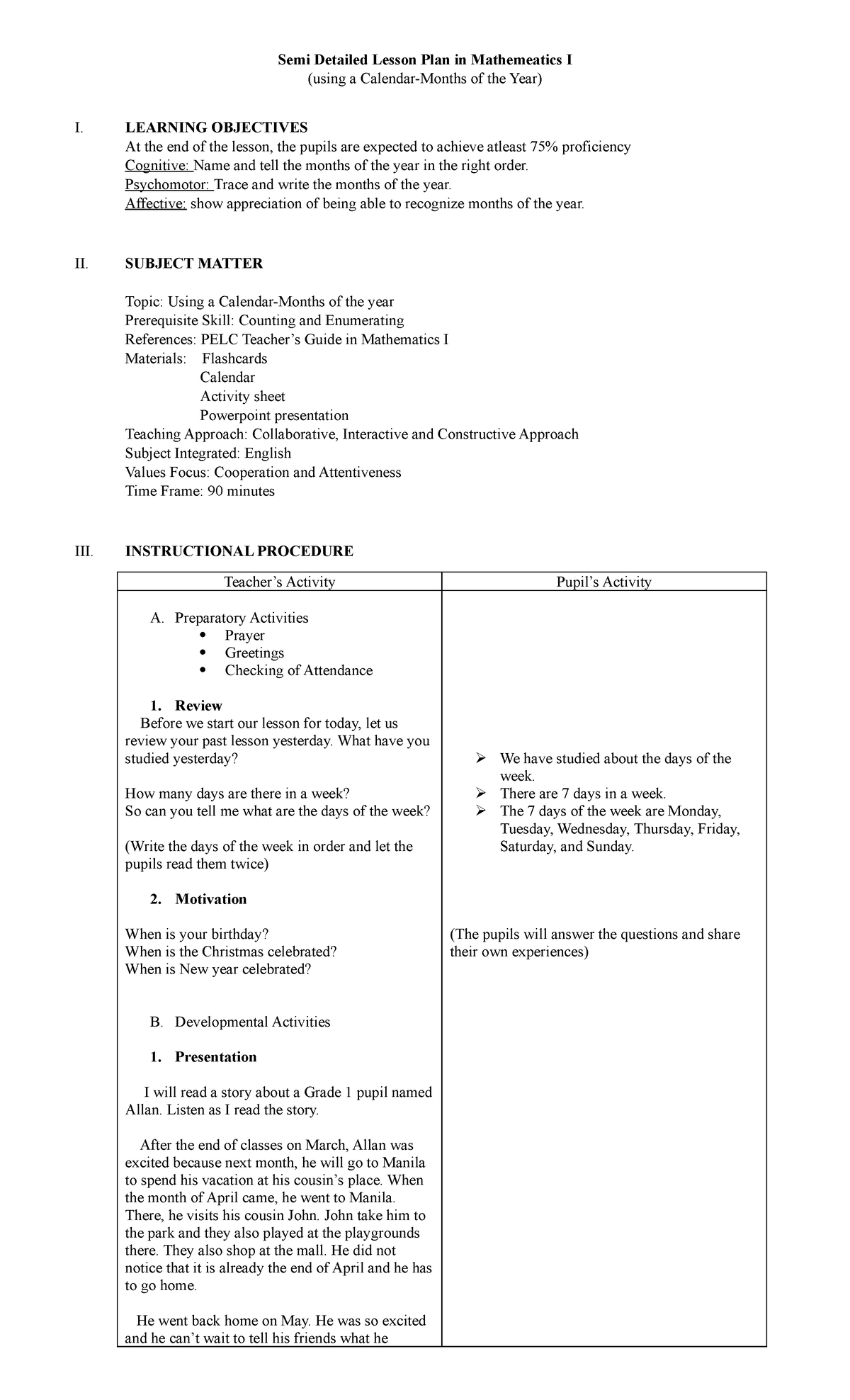LP Grade I - you can use it as referrence and feel free to download it ...