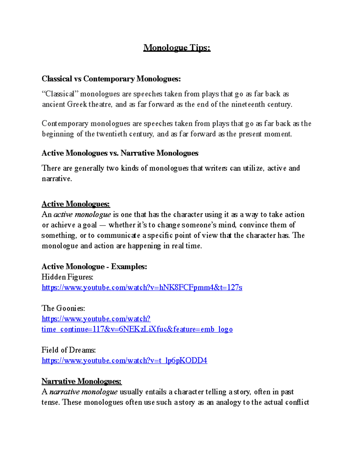 Monologue-Tips All about Speaking strategies, techniques and importance ...