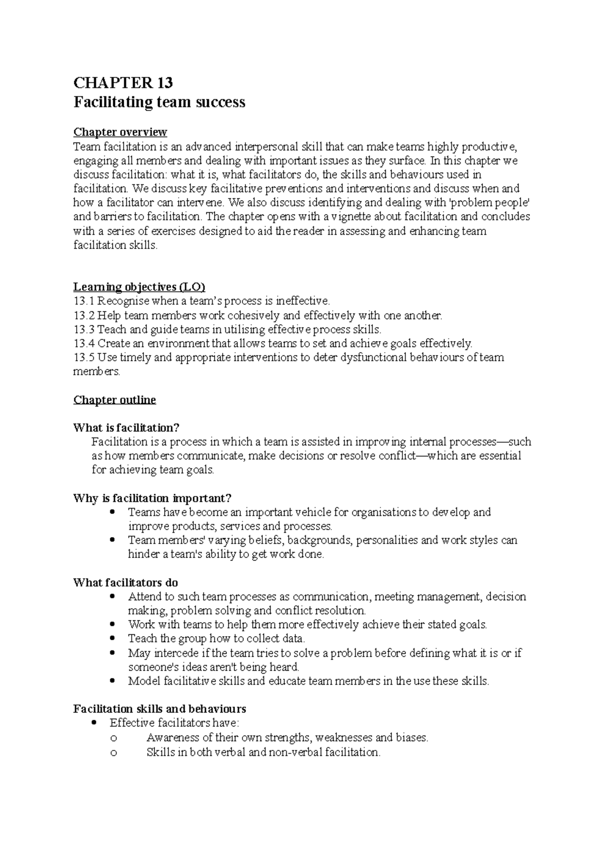 Chapter 13 - 1004GIR - Griffith - Studocu