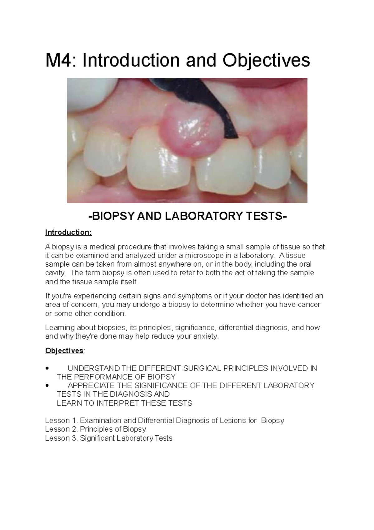 M4 Introduction and Objectives - M4: Introduction and Objectives ...