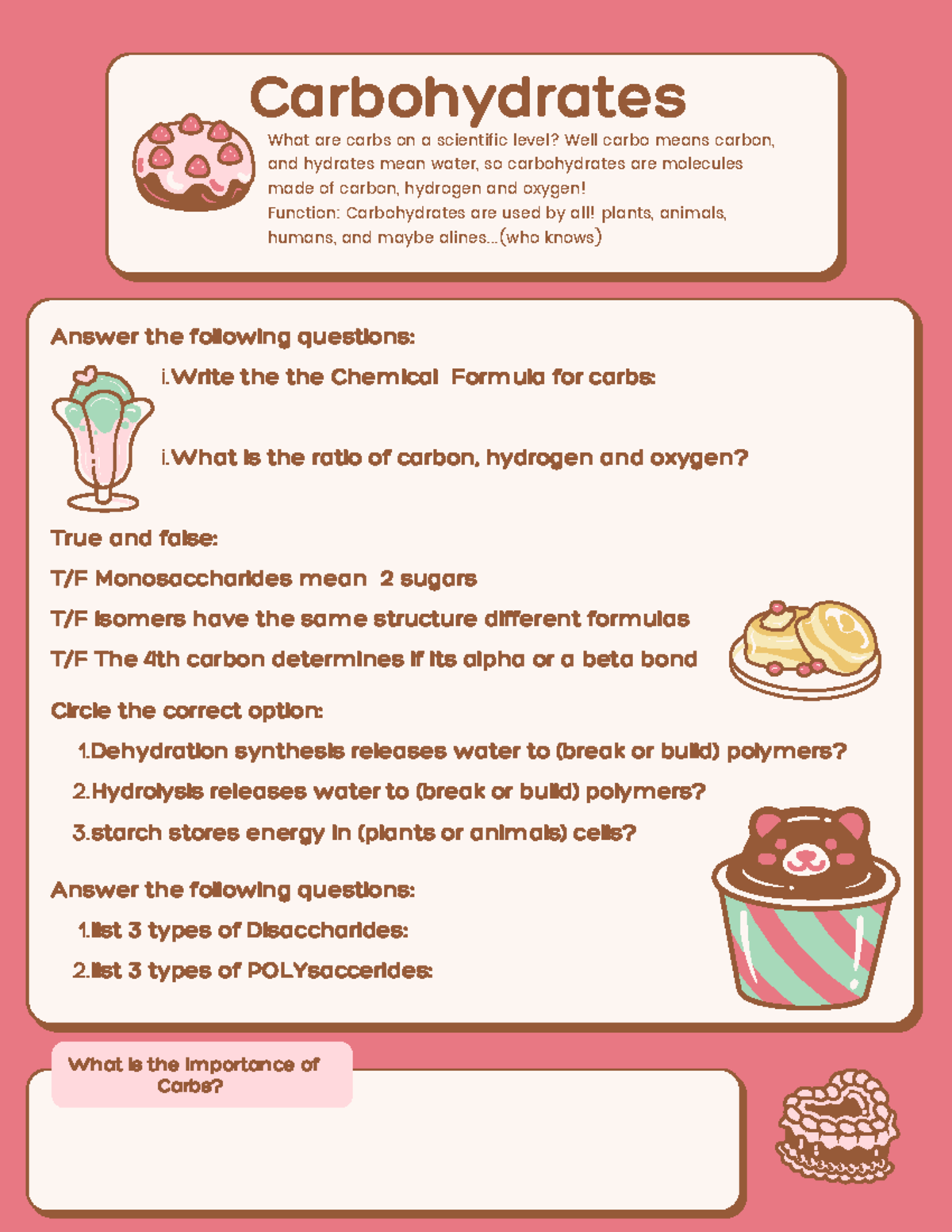Carbohydrates - recap on carbs for gr.12 bio - What are carbs on a ...
