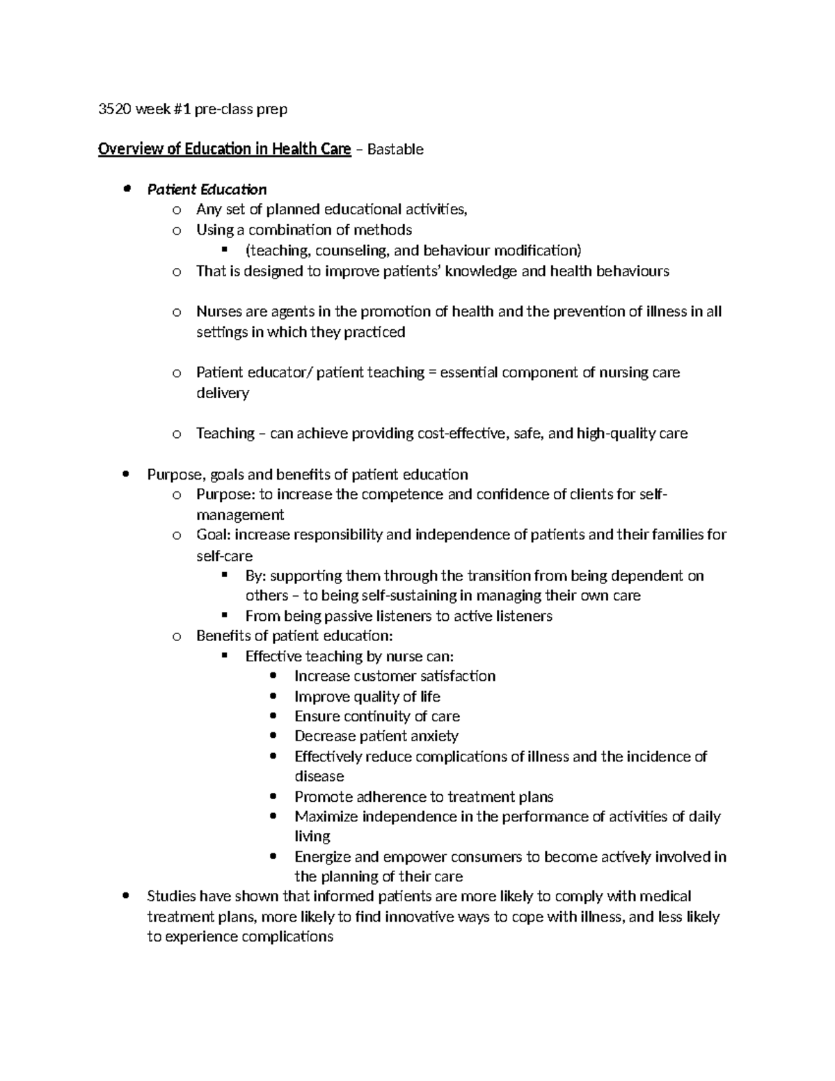 #1 3520 pre-class prep - 3520 pre class prep - 3520 week #1 pre-class ...