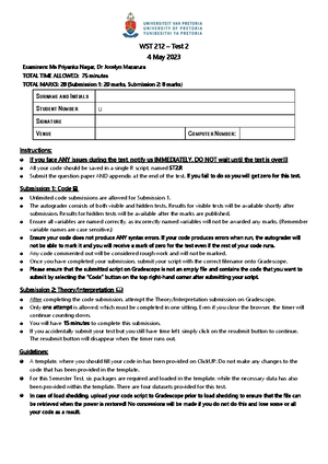 WST212 notes part1 - Introduction to R software. - WST 212 ...