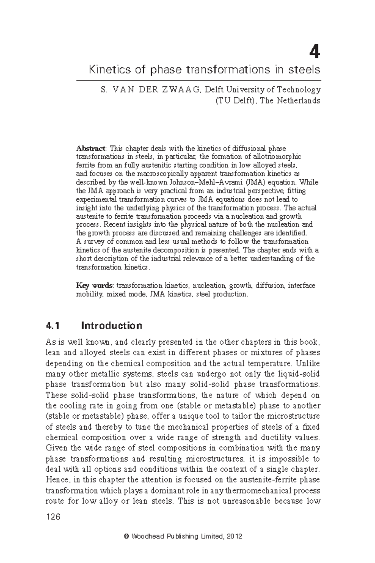 10.15339780857096104.1.126 - 126 4 Kinetics of phase transformations in ...