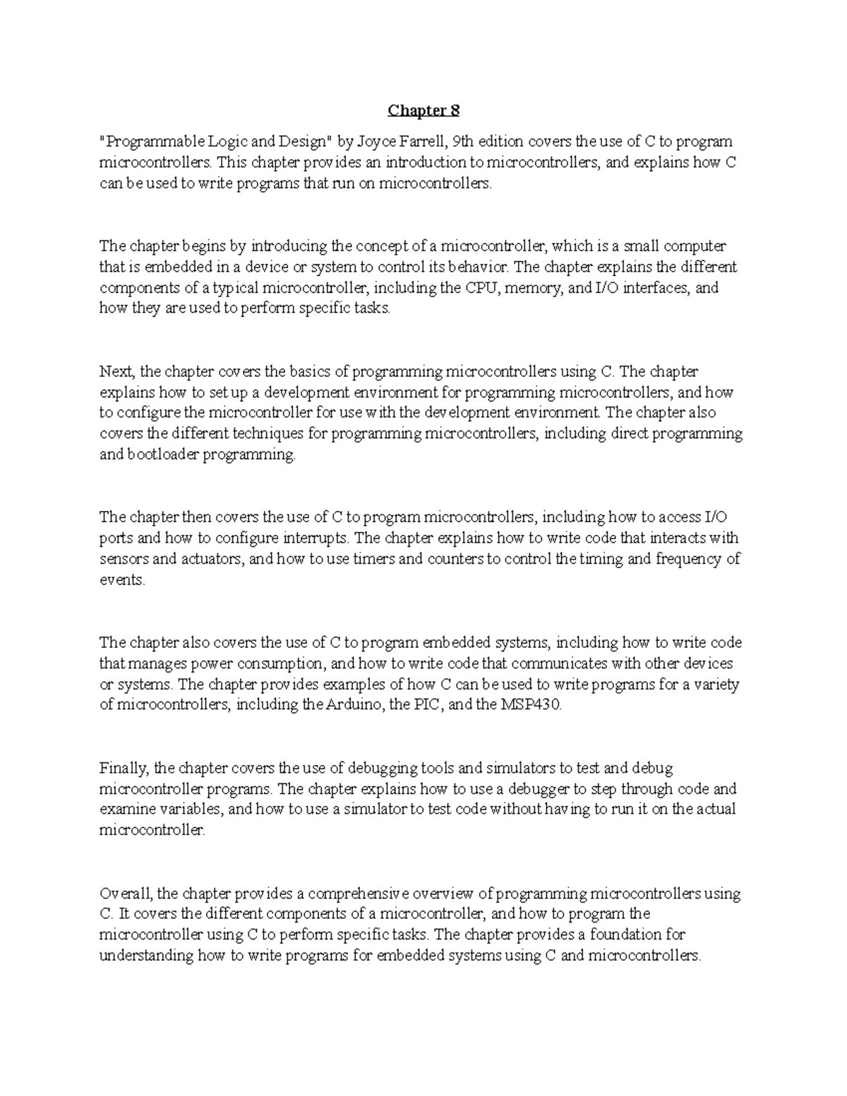 Chapter 8 PLD - Chapter 8 "Programmable Logic and Design" by Joyce ...