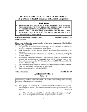 1423-All Aut-2024 - ASSIGNMENT CODE 1423 - Allama Hqbal Open University ...