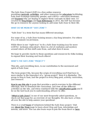 Copyright - Fall 2023: The Safe Zone Project Internship - Everything on ...