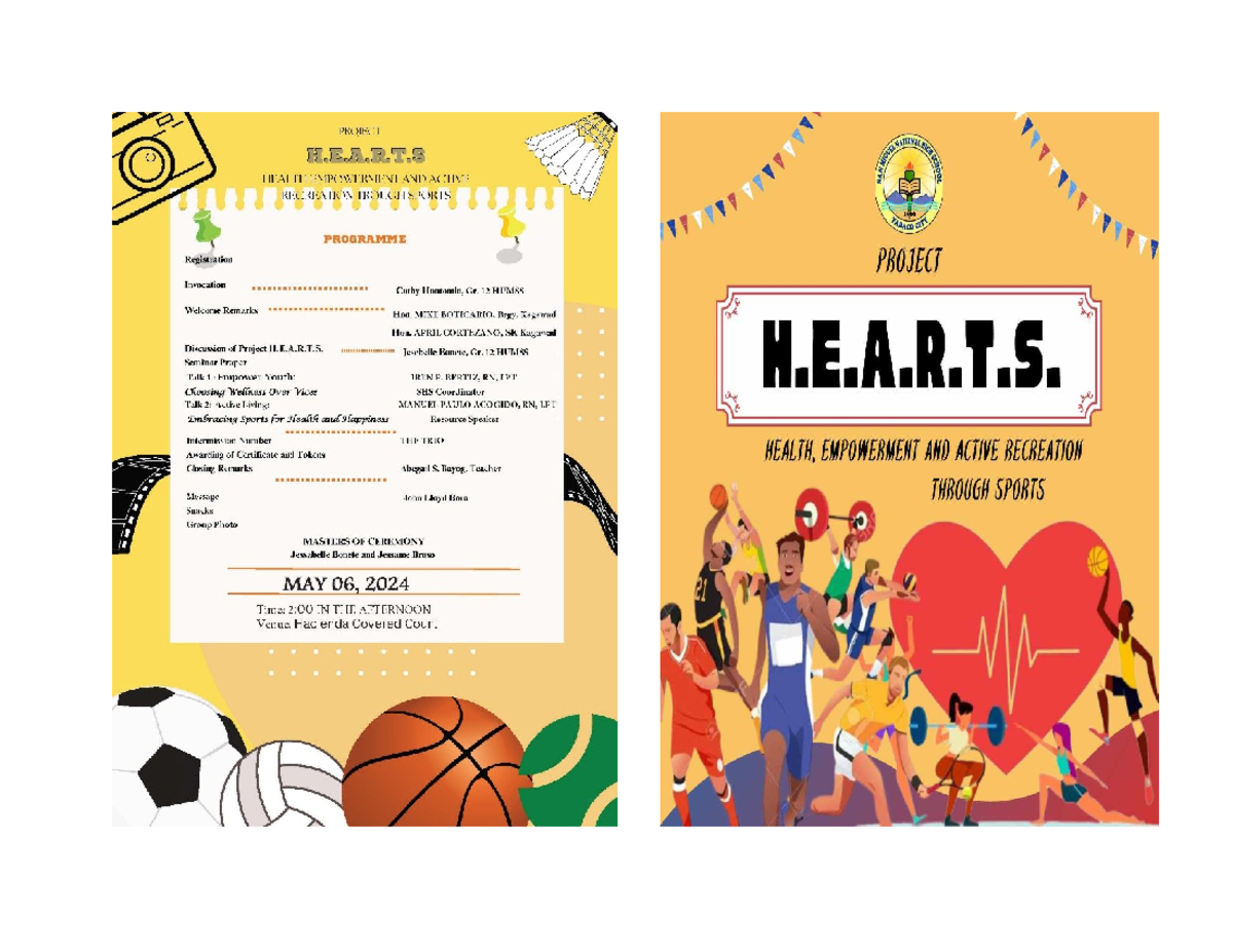 Project-Hearts - Secondary Education - Studocu