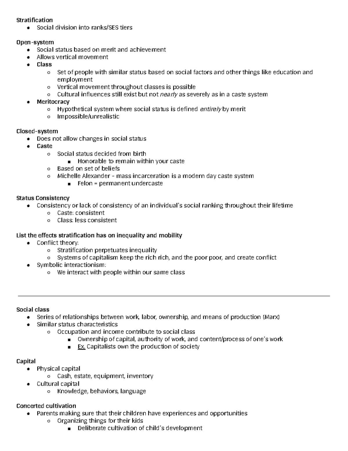 SOC - Social Stratification and Social Class - Stratification Social ...