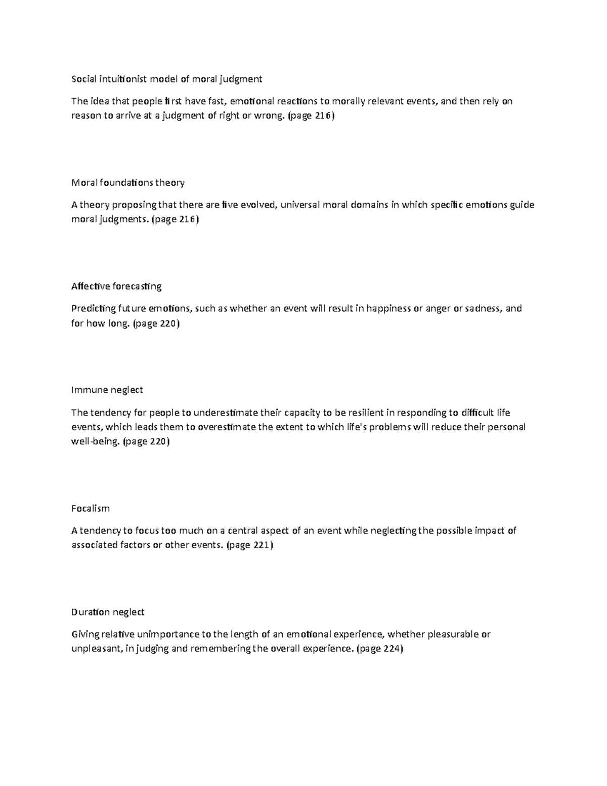 Psyc 201 exam 1-2 - Exam 1-2 - Social intuitionist model of moral ...