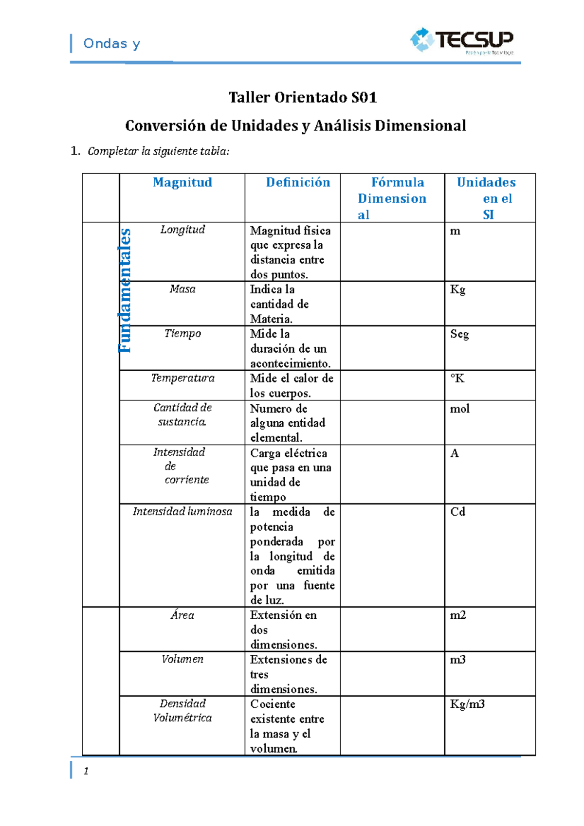 Tall ORI S01 OC 2021 2 Cuadros Giordano - Ondas y Calor 1 Taller Orientado S Conversión de ...