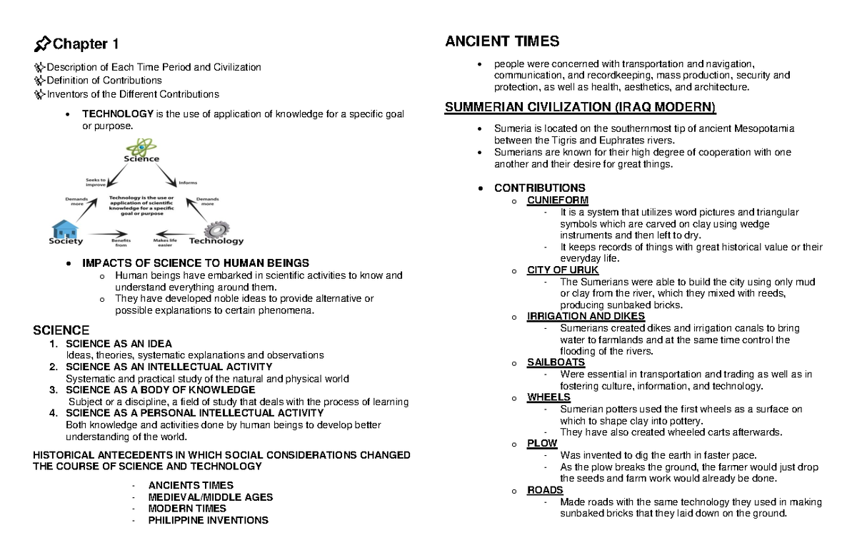 📌Chapter 1 - envi - 📌Chapter 1 Description of Each Time Period and ...
