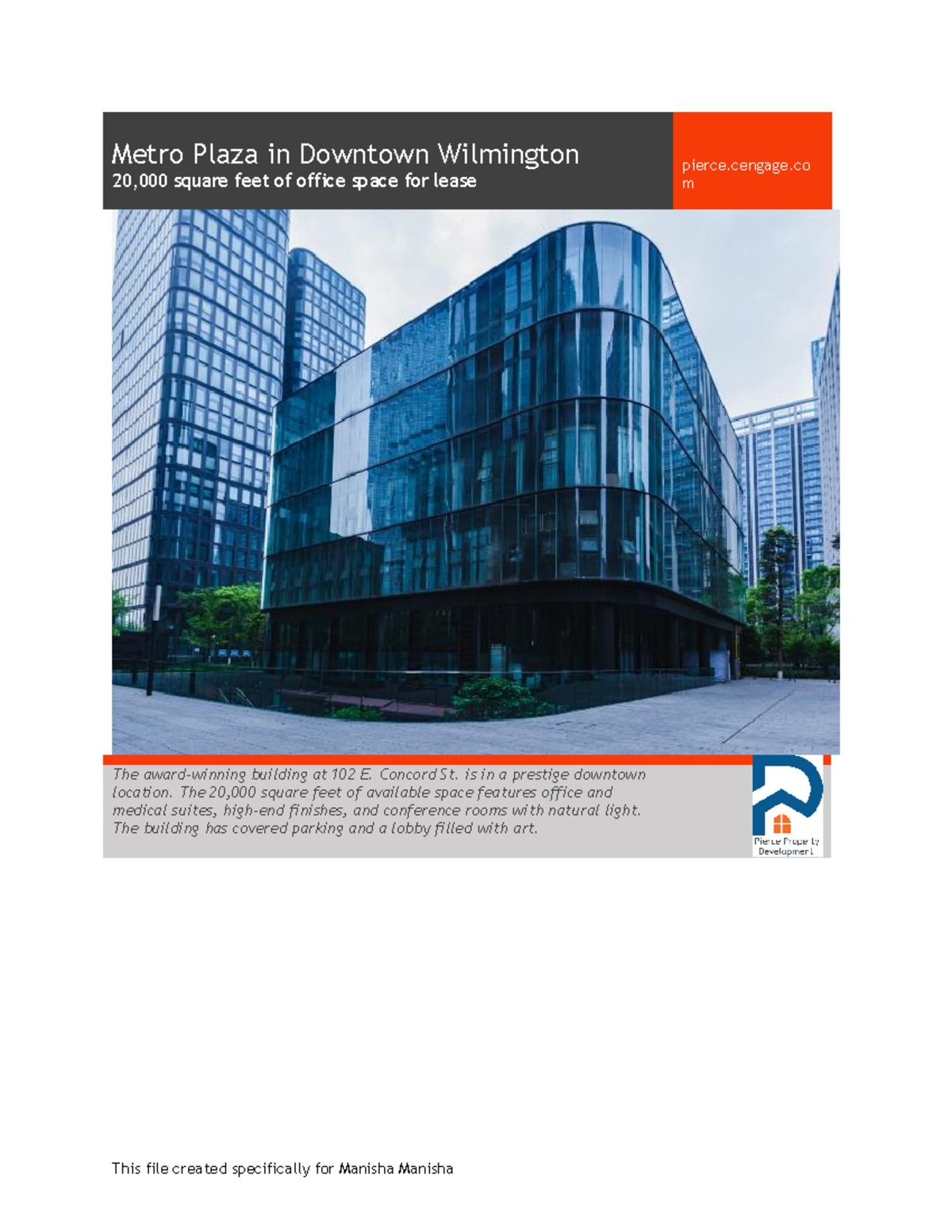 NP WD19 4a MR 2 - Copy - Pierce Property Development - Metro Plaza in ...