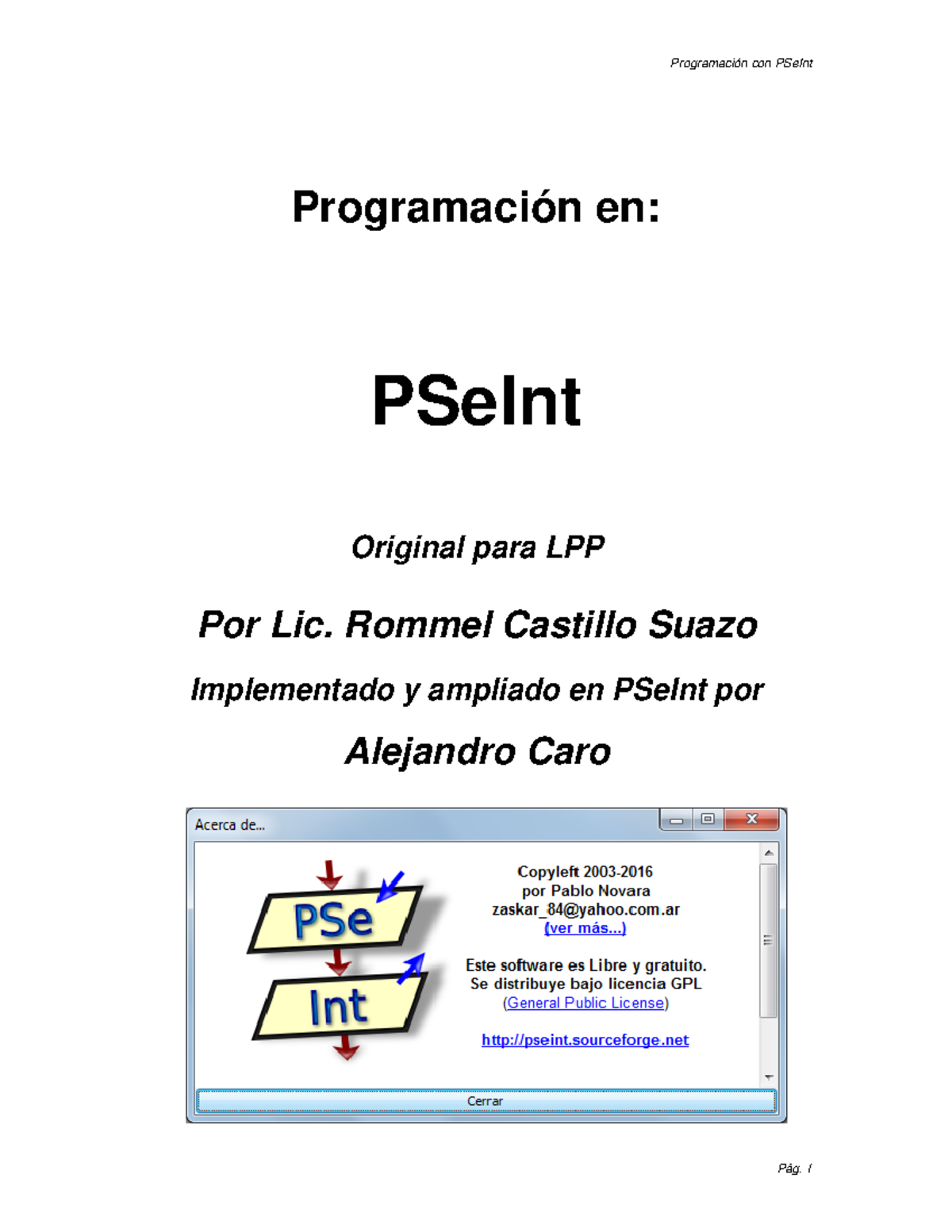 Manual PSe Int II - Programación en: PSeInt Original para LPP Por Lic ...