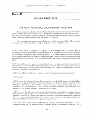 Evidence - Rules Only Outline sample - Base Relevance Rules 1. Rule 402 ...