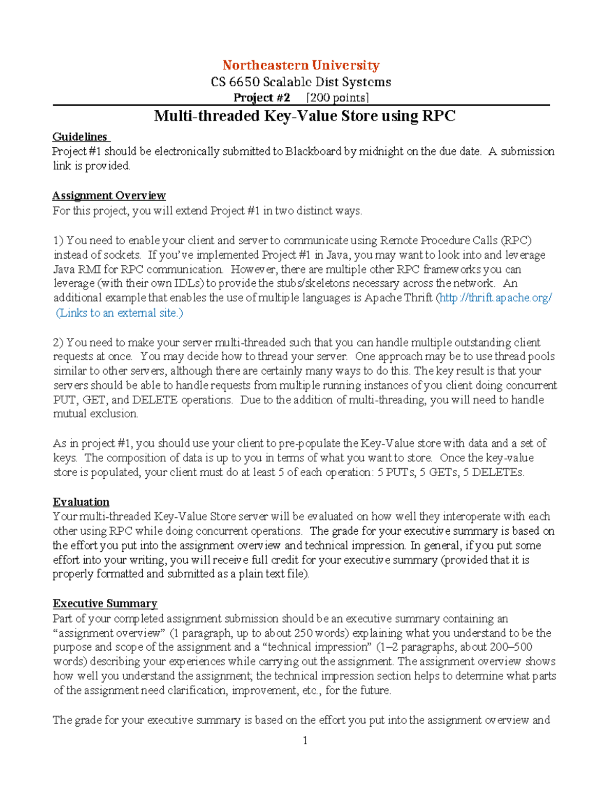 Project 2 - 2023 - Northeastern University CS 6650 Scalable Dist ...