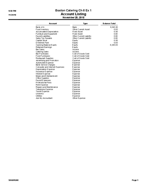 Chapter 5 Instruction Sheet - ACNT 1311 INTRODUCTION TO COMPUTERIZED ACCOUNTING QUICKBOOKS - Studocu