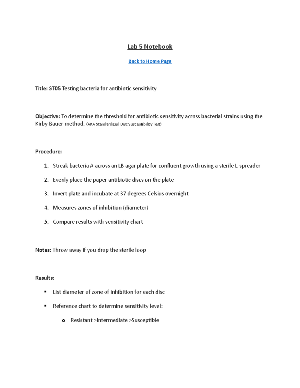Lab 5 notebook - Lab homework - Lab 5 Notebook Back to Home Page Title ...