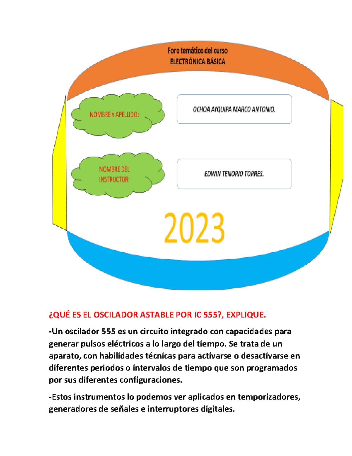 Foro tematico electronica basica - ¿QUÉ ES EL OSCILADOR ASTABLE POR IC ...