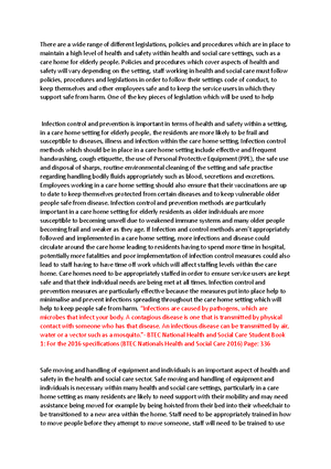 Reflective Account Essay - During my first placement on a children’s ...