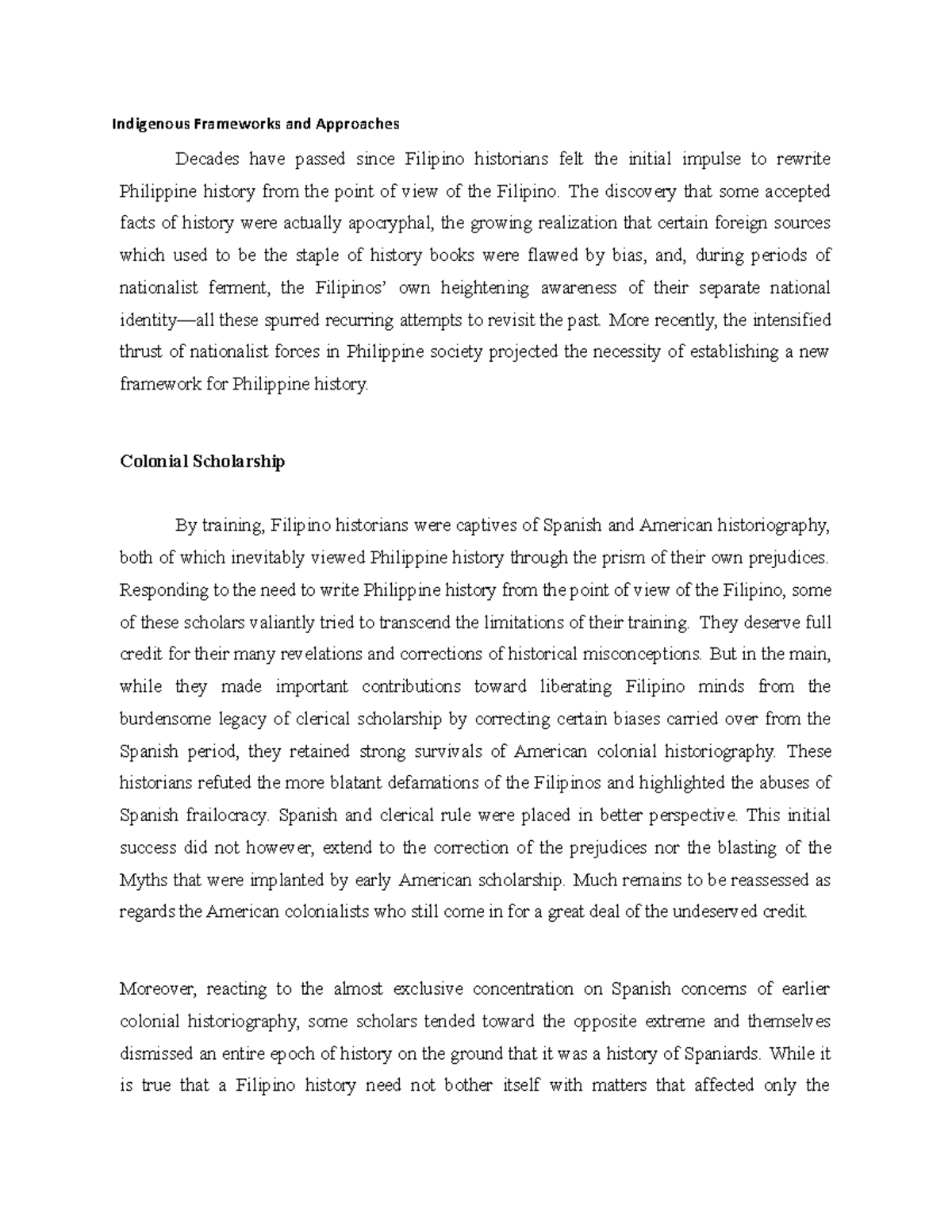 Indigenous Frameworks and Approaches - Indigenous Frameworks and ...