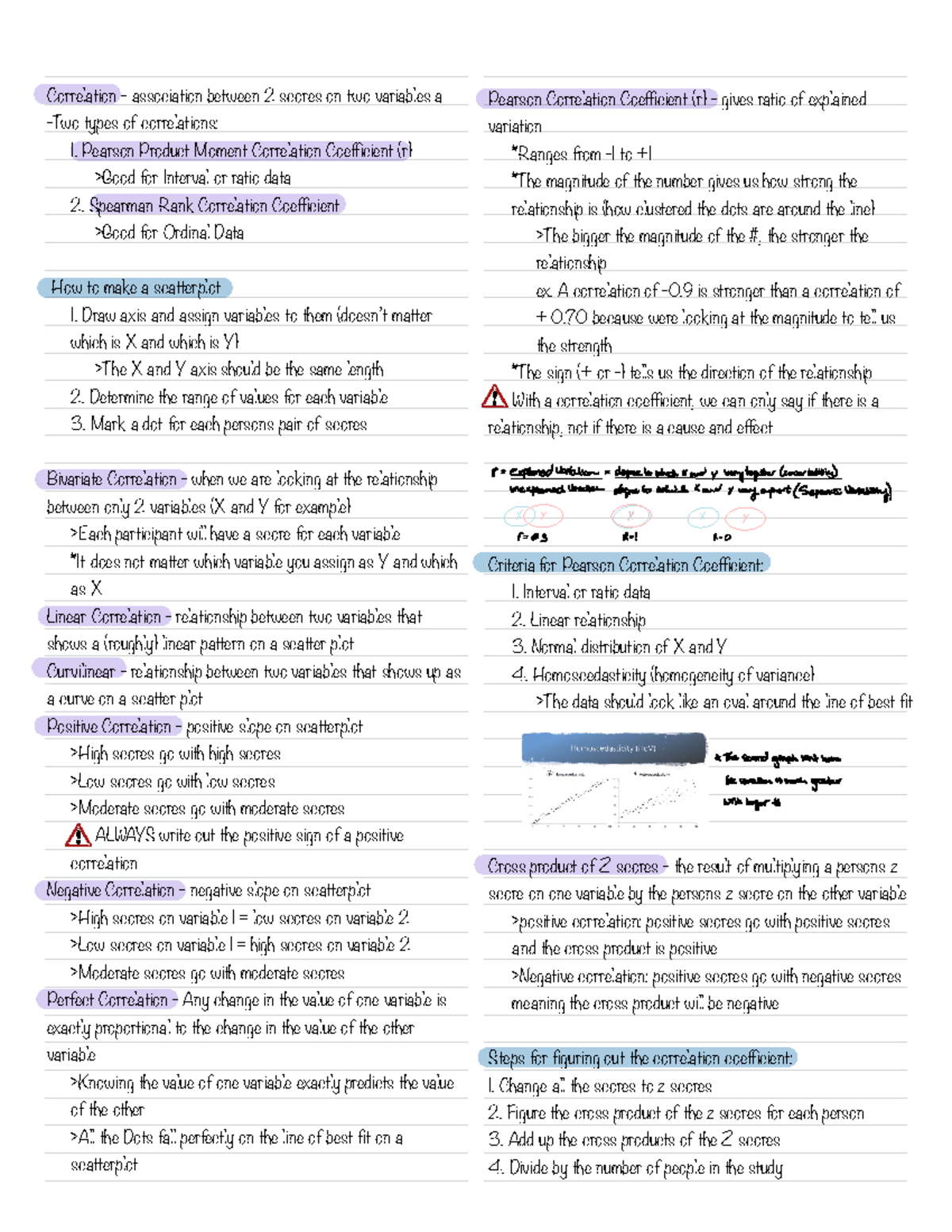 Chapter 11 - Correlation - Correlation - association between 2 scores ...