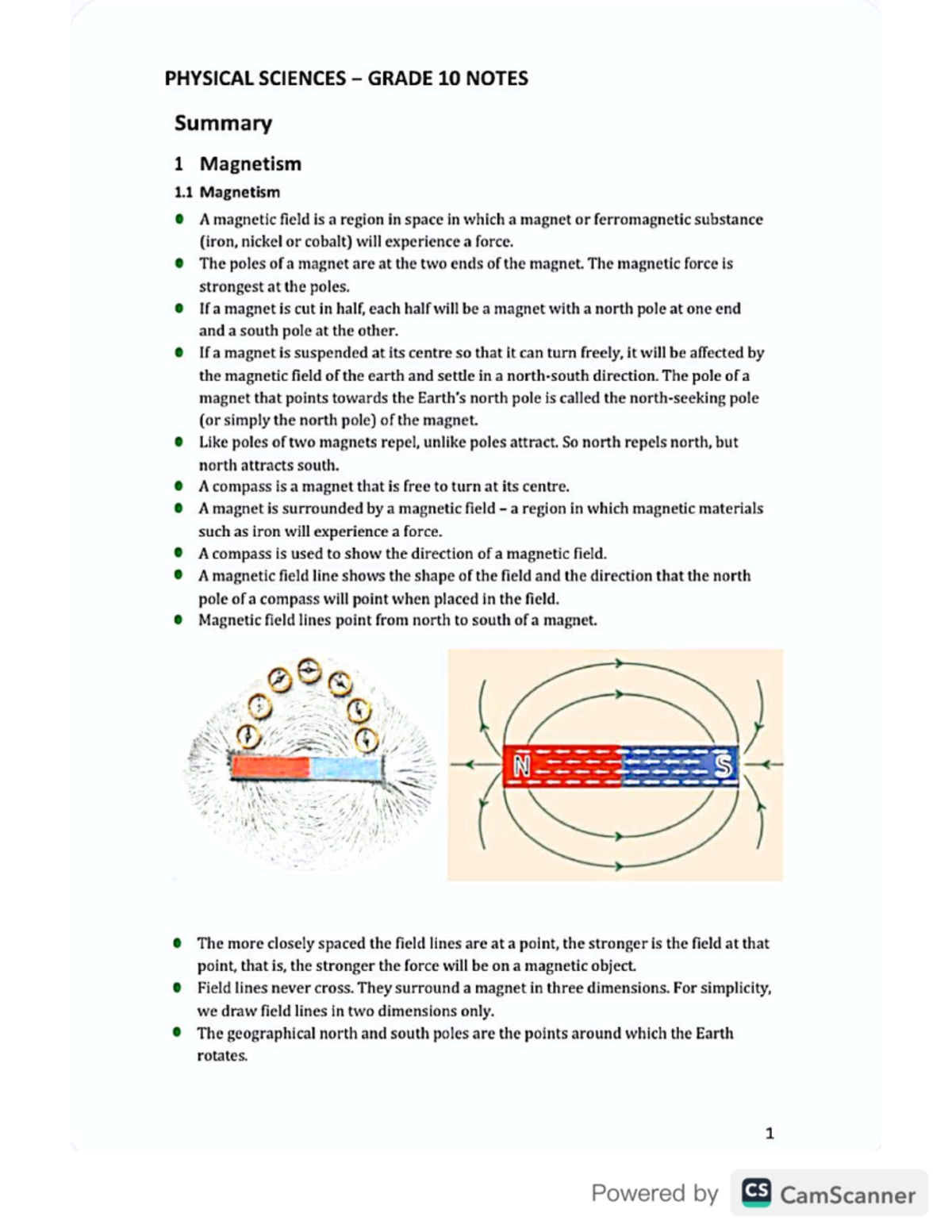 Extra Magnetism notes - Phy 255 - Studocu