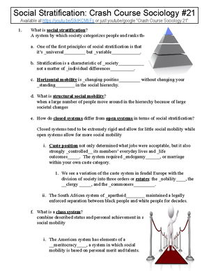 3.04 Social Stratification - Name: Carizma Date:11-7- School: EHS ...