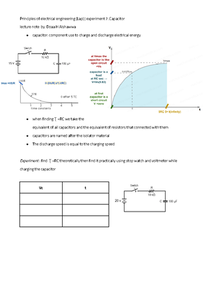 Principles of electrical engineering (Lap) experiment 3 ohm’s law ...