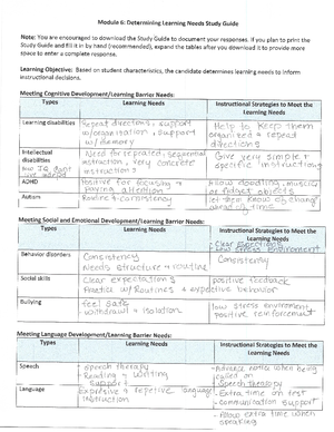 Module 7 Notes - D307 - Studocu