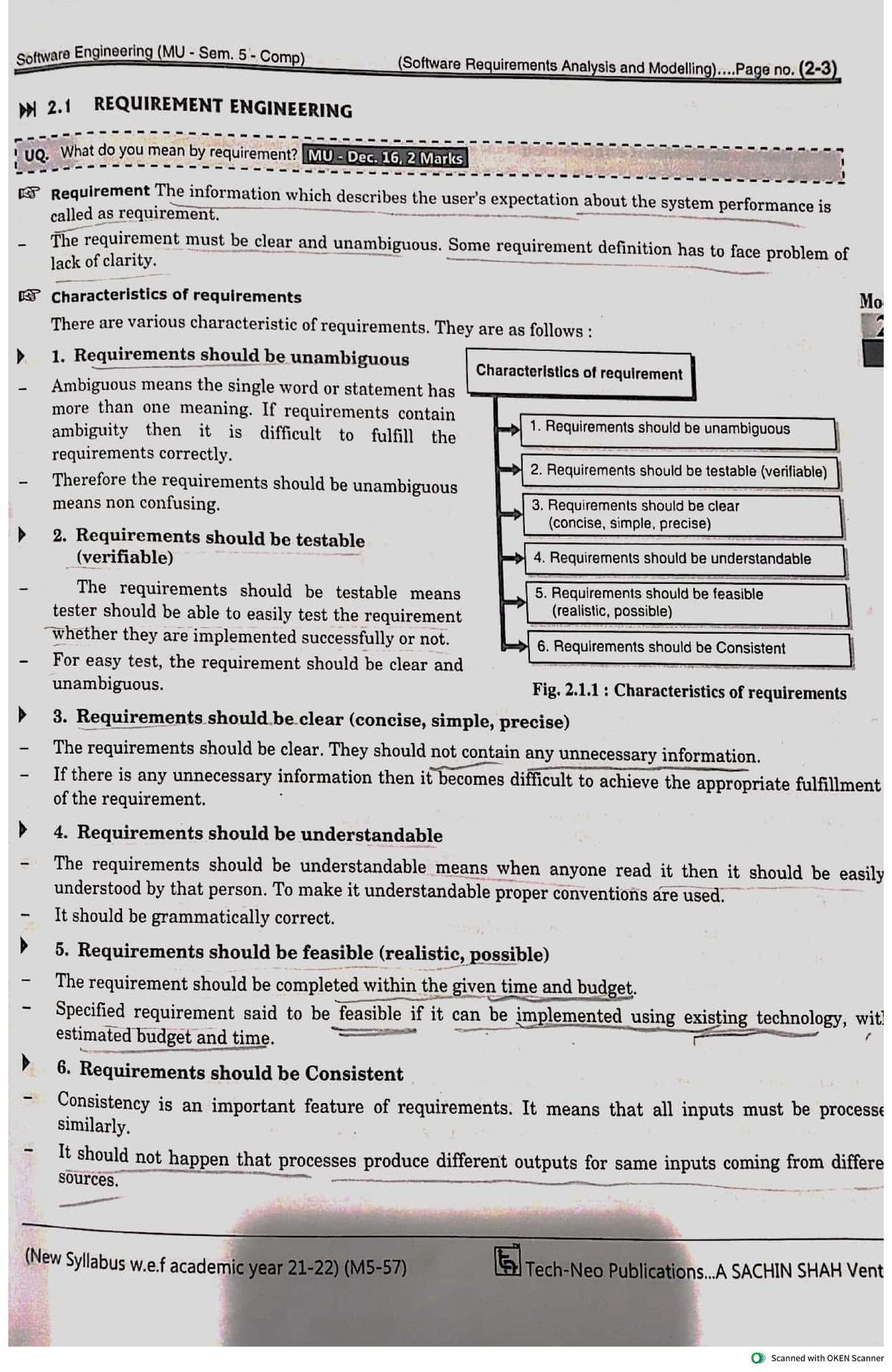 Unit 2(Requirement Analysis and cost Estimation) - Software Engineering ...