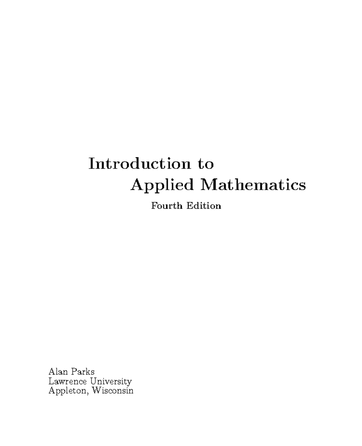 Math120 130 text - it is best for students - Introduction to Applied ...