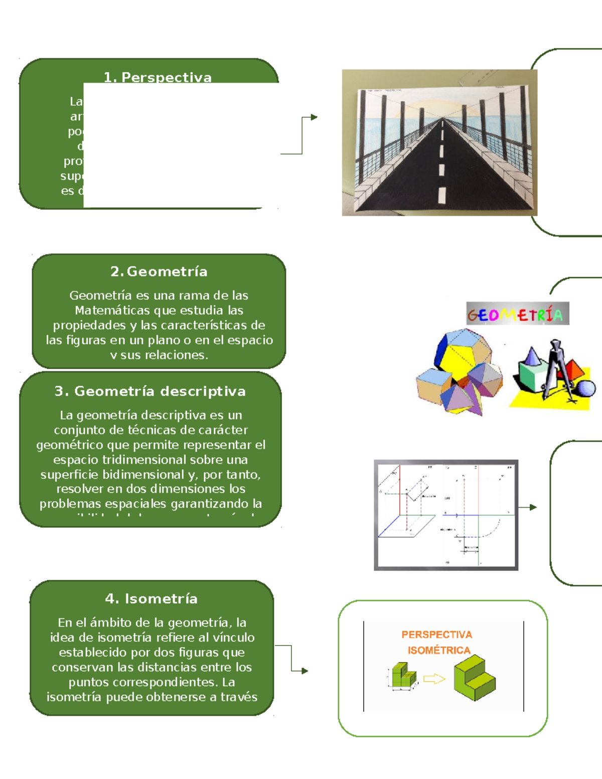 Unidad 1, Glosario 1 - 1. Perspectiva La perspectiva es una técnica ...