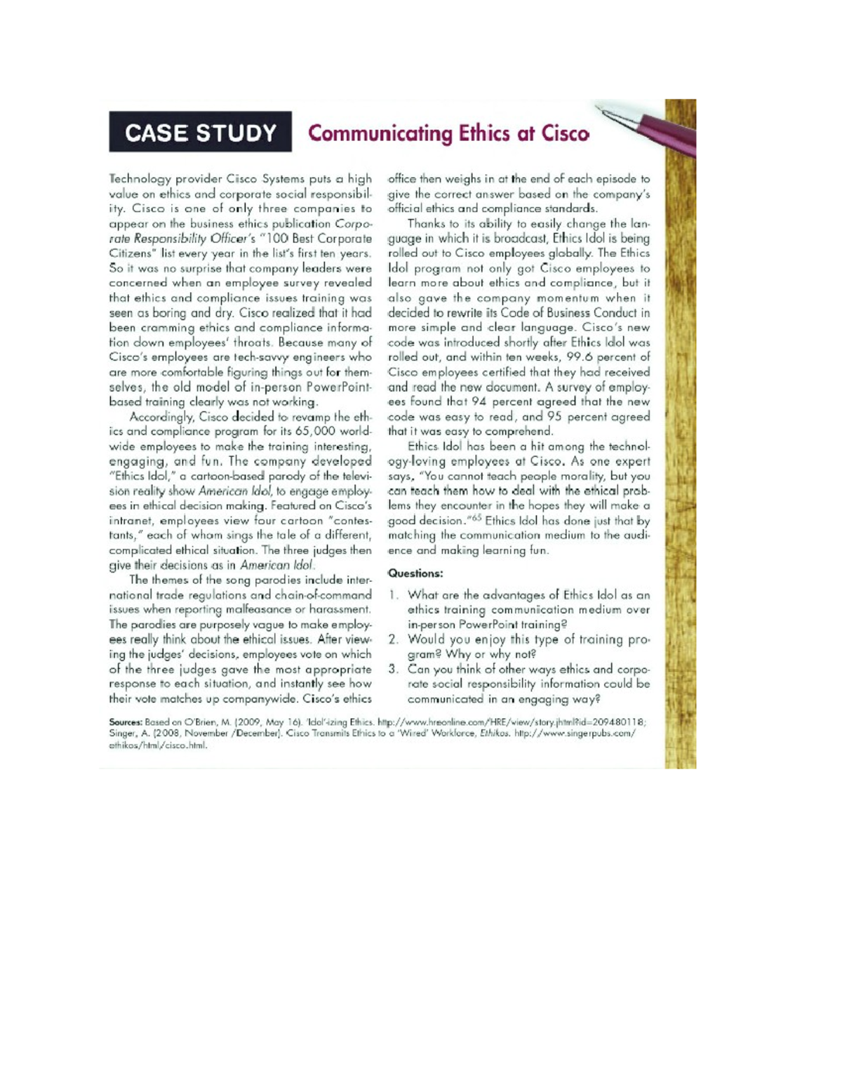 Case-Cisco - A case study on the company, Cisco. - Fundamentals of ...