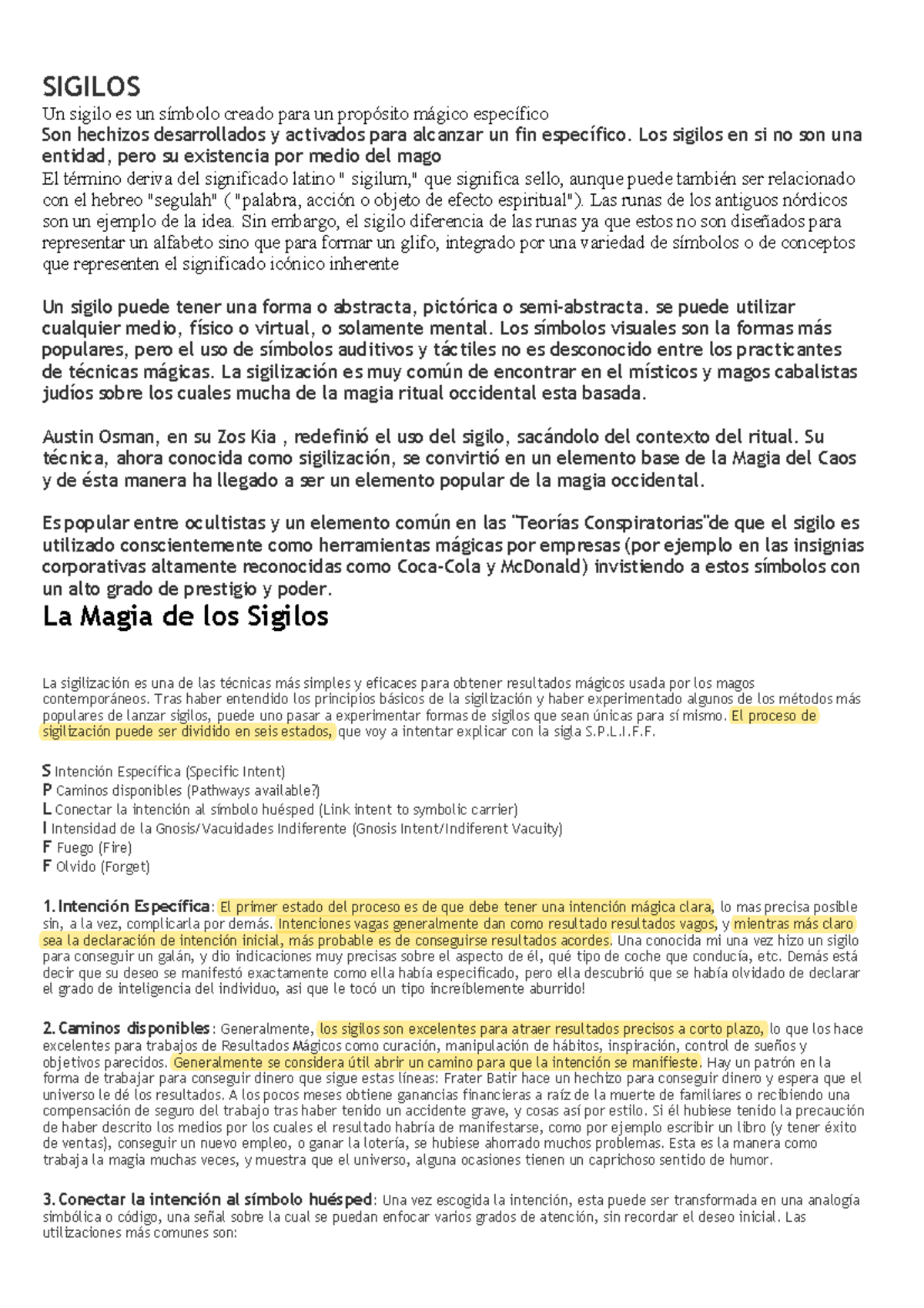 Demonologo De Sigilos - SIGILOS Un sigilo es un símbolo creado para un ...