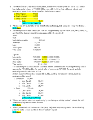 PPE - Notes in PPE which are summarized and with formulas. - Property ...