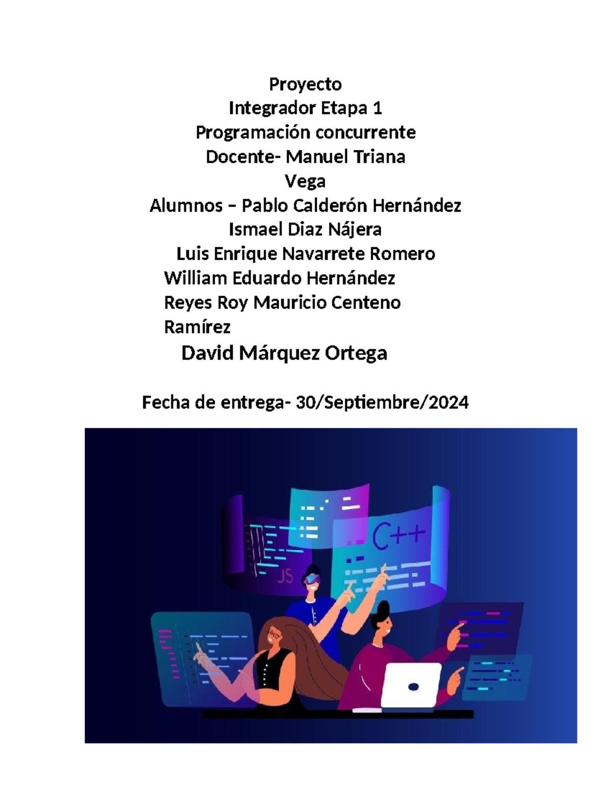 Proyecto+Integrador+etapa+1 - Proyecto Integrador Etapa 1 Programación concurrente Docente ...