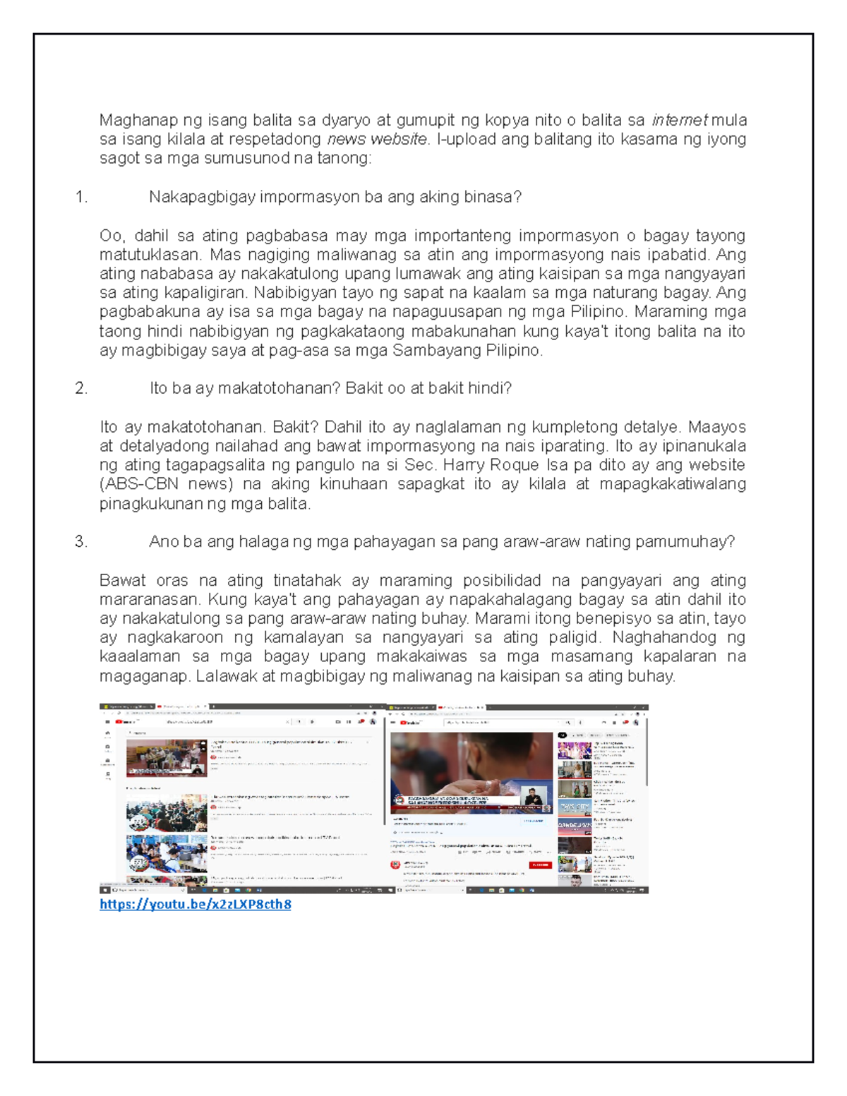 02 Dyornalistik na Pagsulat - Accountancy - Studocu