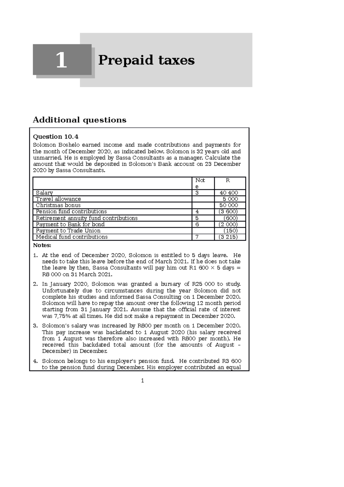 10 Chap 10 NP Prepaid taxes additional question 2021 - Prepaid taxes ...