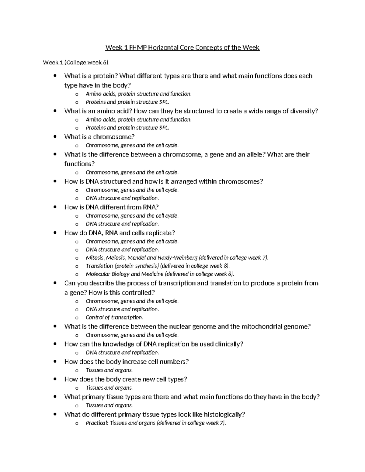 24-25 Week 1 FHMP Horizontal Core Concepts of the Week - Week 1 FHMP ...