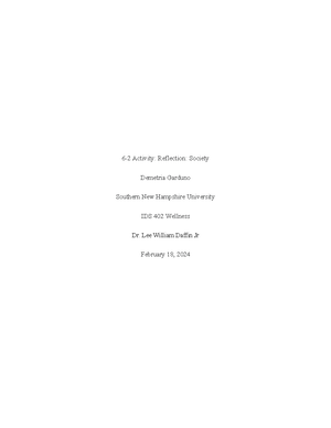 IDS 402 Module 5 Activity - Module Five: Activity: Self Demetria ...