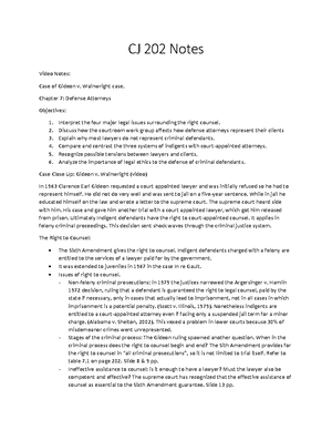 Module 8 - Project 3 - Hannah Rogers Project # 3 CJ 120 – T Prof ...