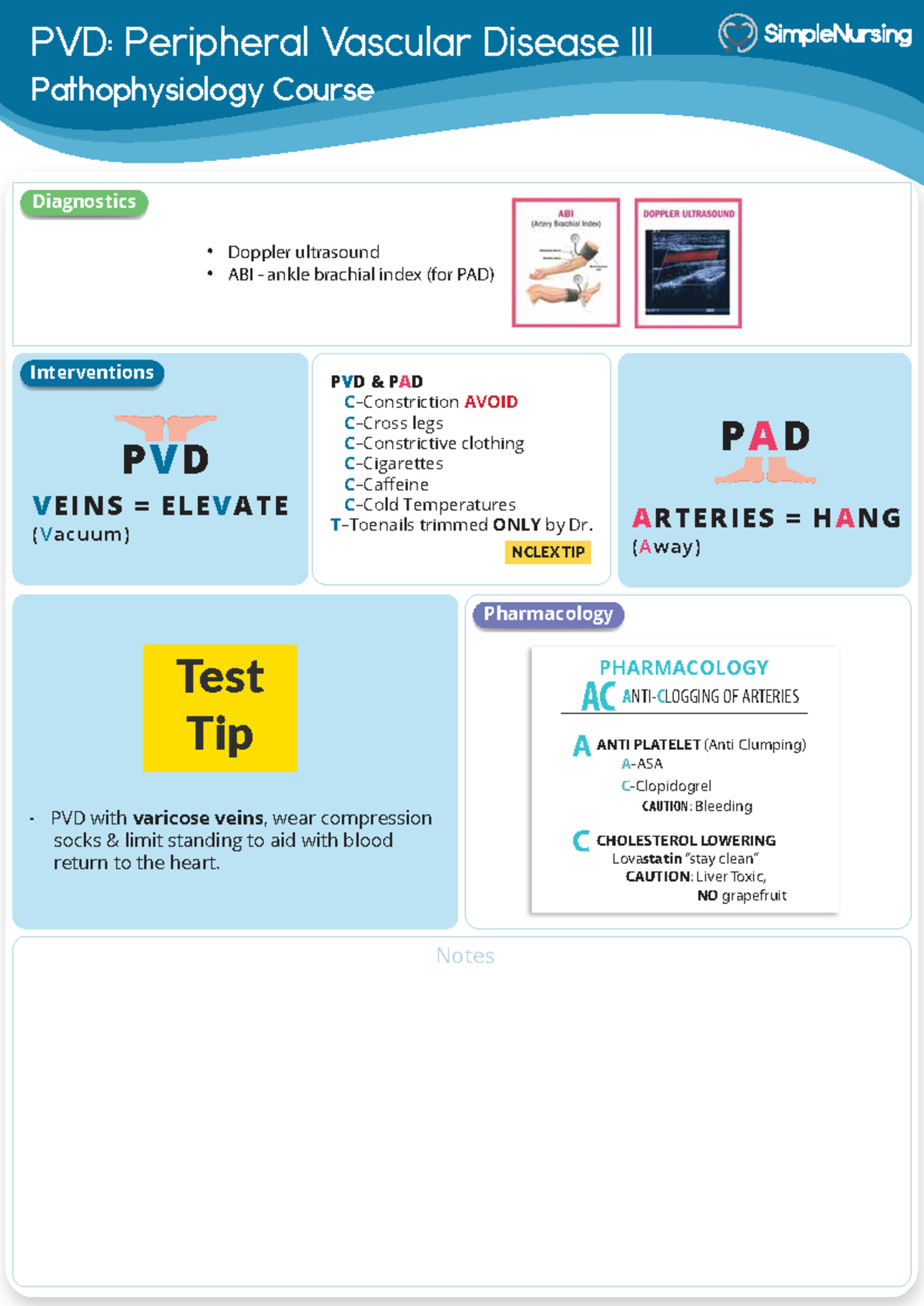 PVD - Treatments - PVD: Peripheral Vascular Disease III Pathophysiology ...
