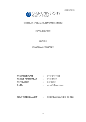RISE, Application Form - management accounting - OUM - Studocu