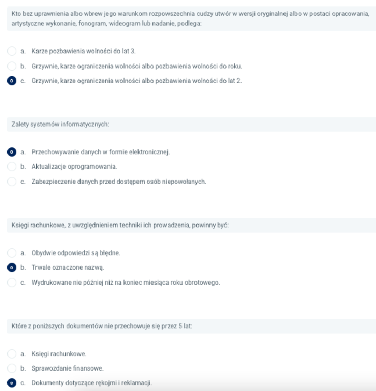 Systemy informatyczne w rachunkowości - Studocu